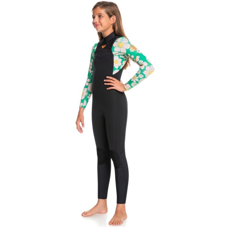 Roxy 4/3 Pop G FZ Wetsuit - Girl Neoprene